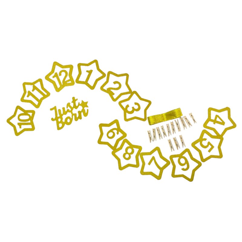 3 Meters Glitter Babys First Birthday Banner Birth... – Vicedeal