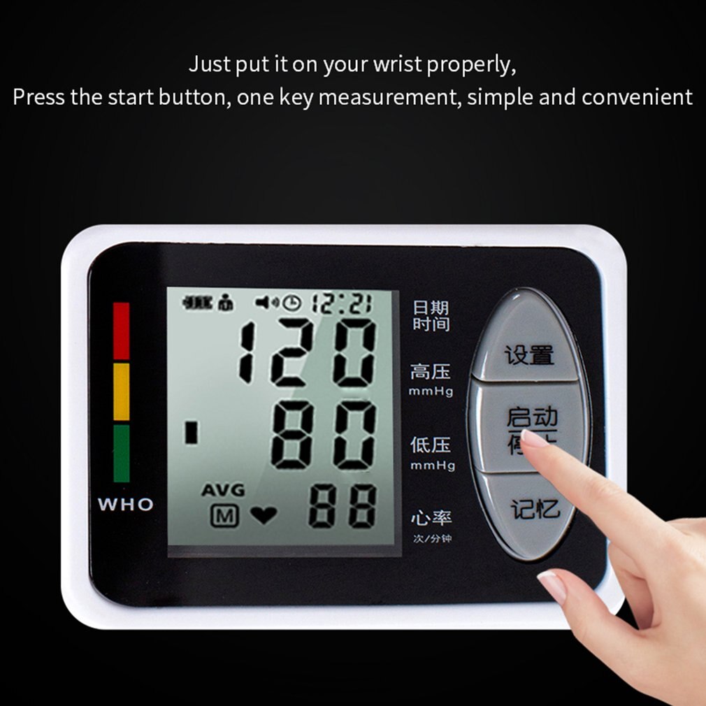 W02 Home Electronic Hematomanometer Accurate LCD D... – Grandado