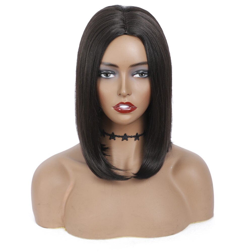 Short Bob Synthetic Hair Wigs For Black Women Shou... – Grandado