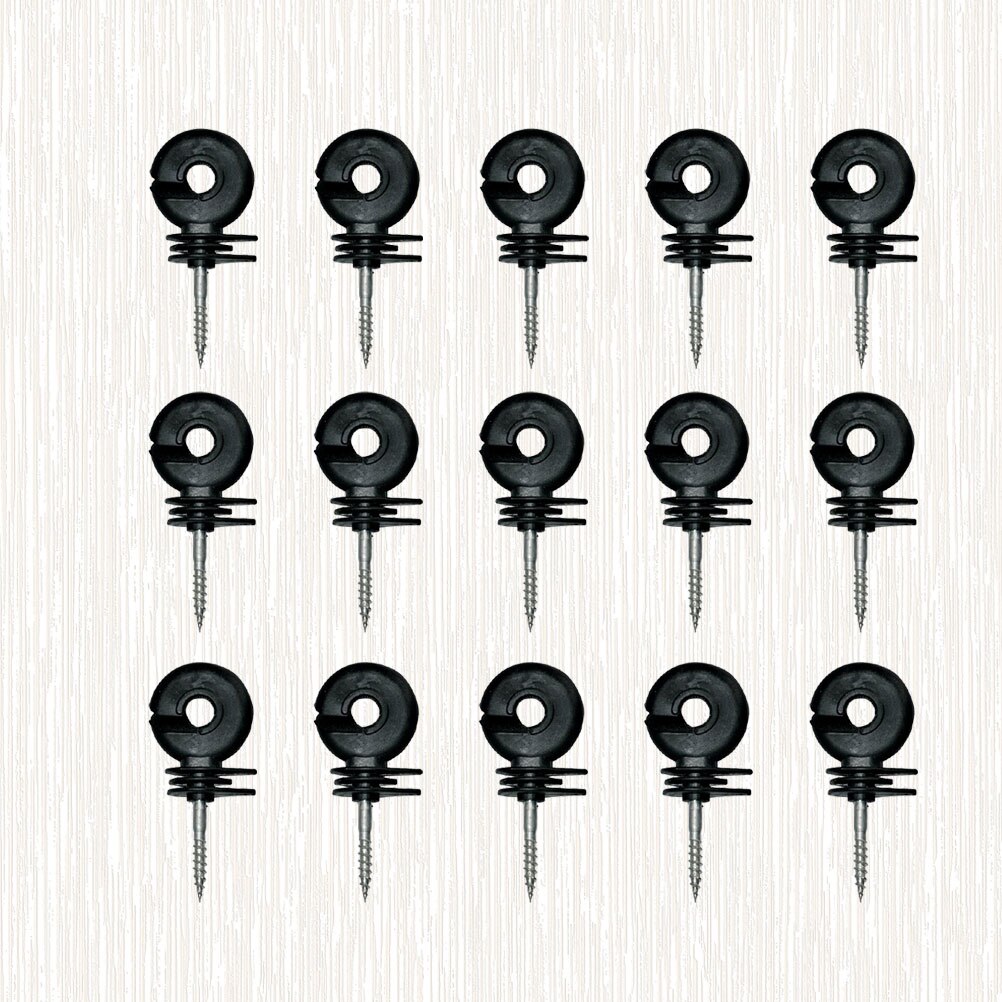 Pcs Wall Wood Post Screw-in Ring Insulators Electr... – Vicedeal