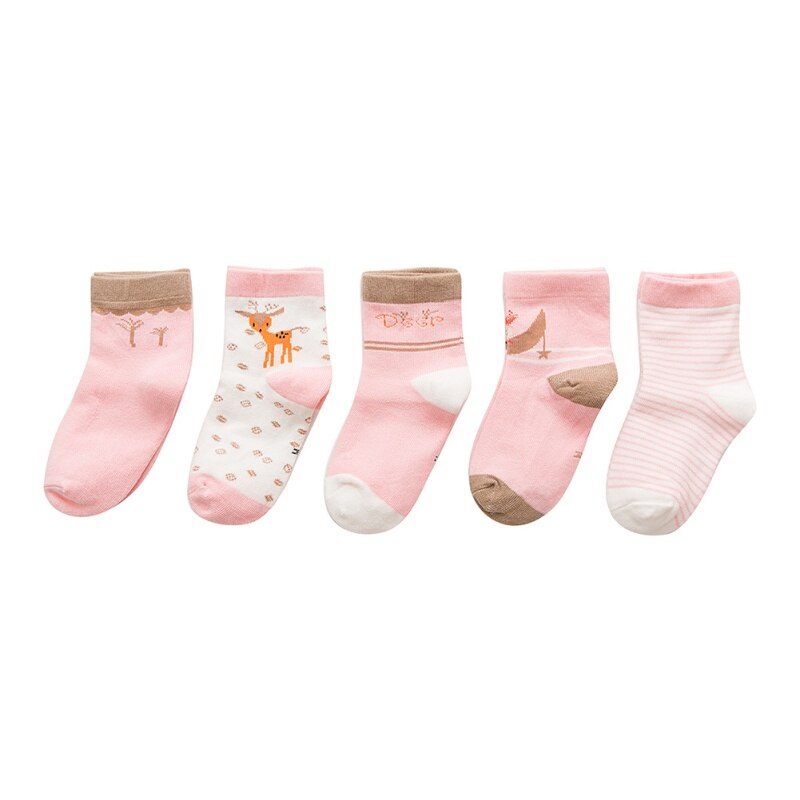 5Paris/lot Cute Child Baby Cotton Socks Autumn Kid... – Vicedeal