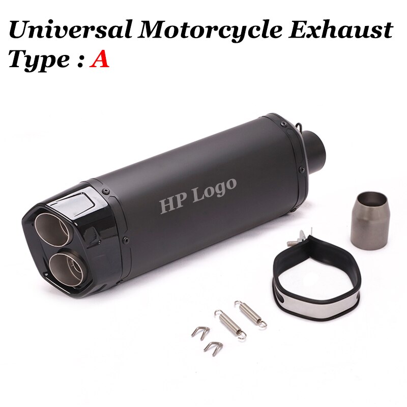 51mm Universal Motorcycle Double Hole Exhaust Esca... – Grandado