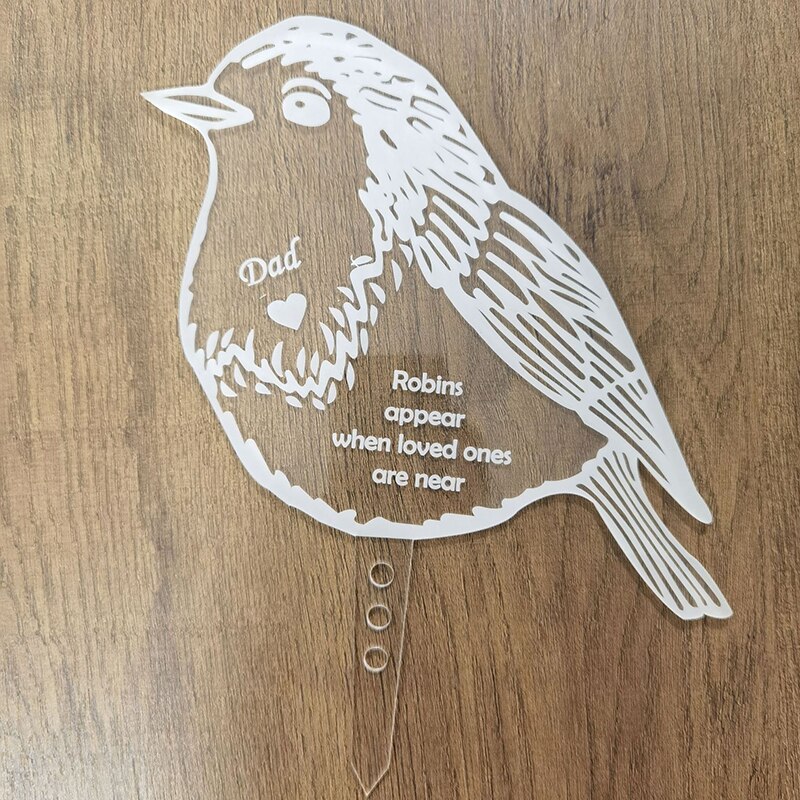 Statue de pie en acrylique pour jardin, piquets de... – Grandado