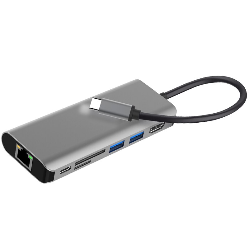 USB C Hub 4K HD 7 in 1 Type C Hub with 4K HDMI SD ... – Vicedeal