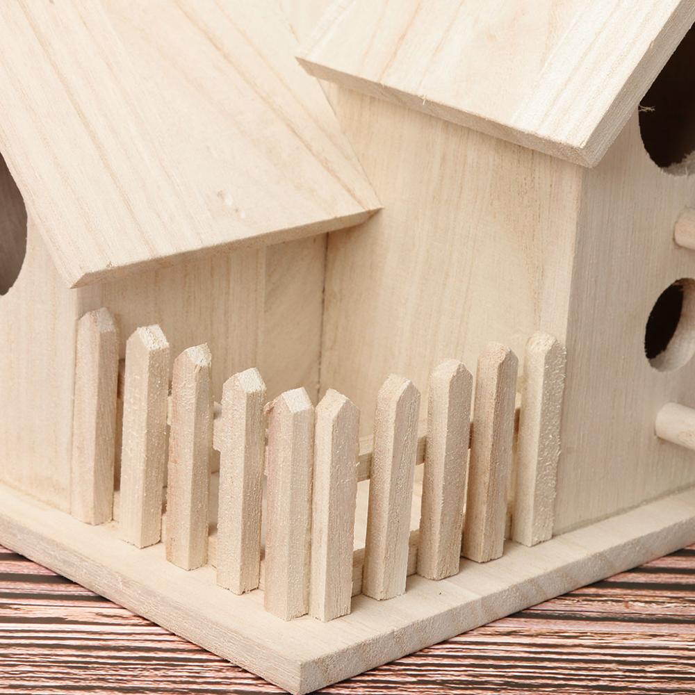 Bird House Wall-mounted Wooden Nest Dox Nest House... – Grandado