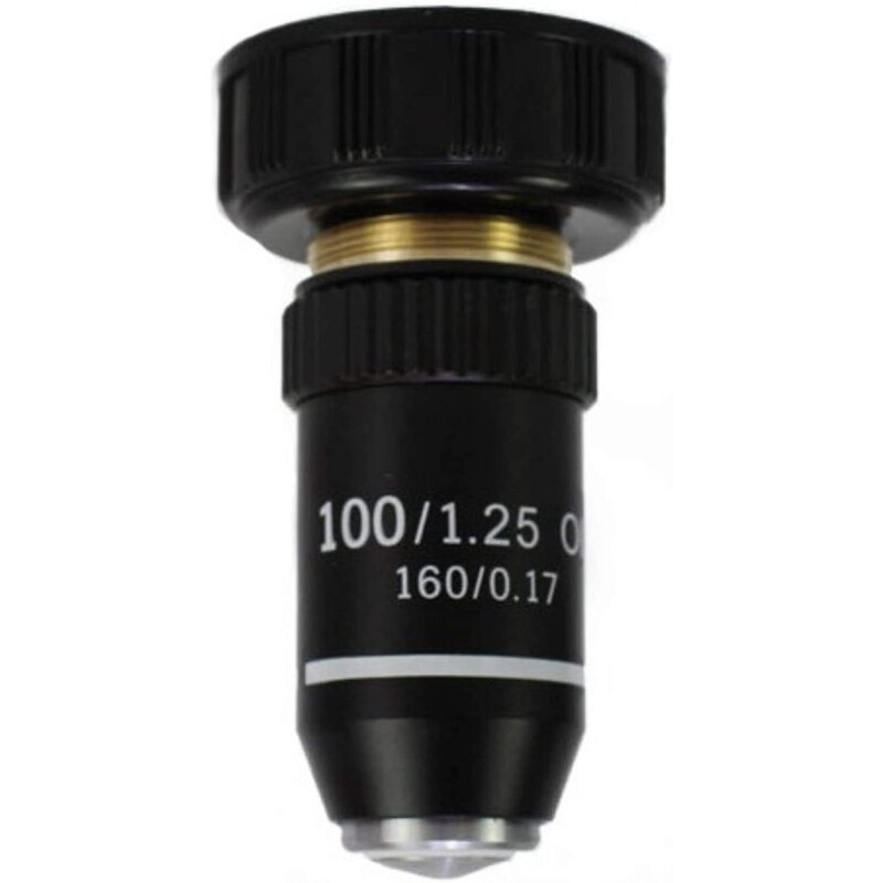 HLZS-4Pcs 4X 10X 40X 100X 195 Biological Microscop... – Grandado