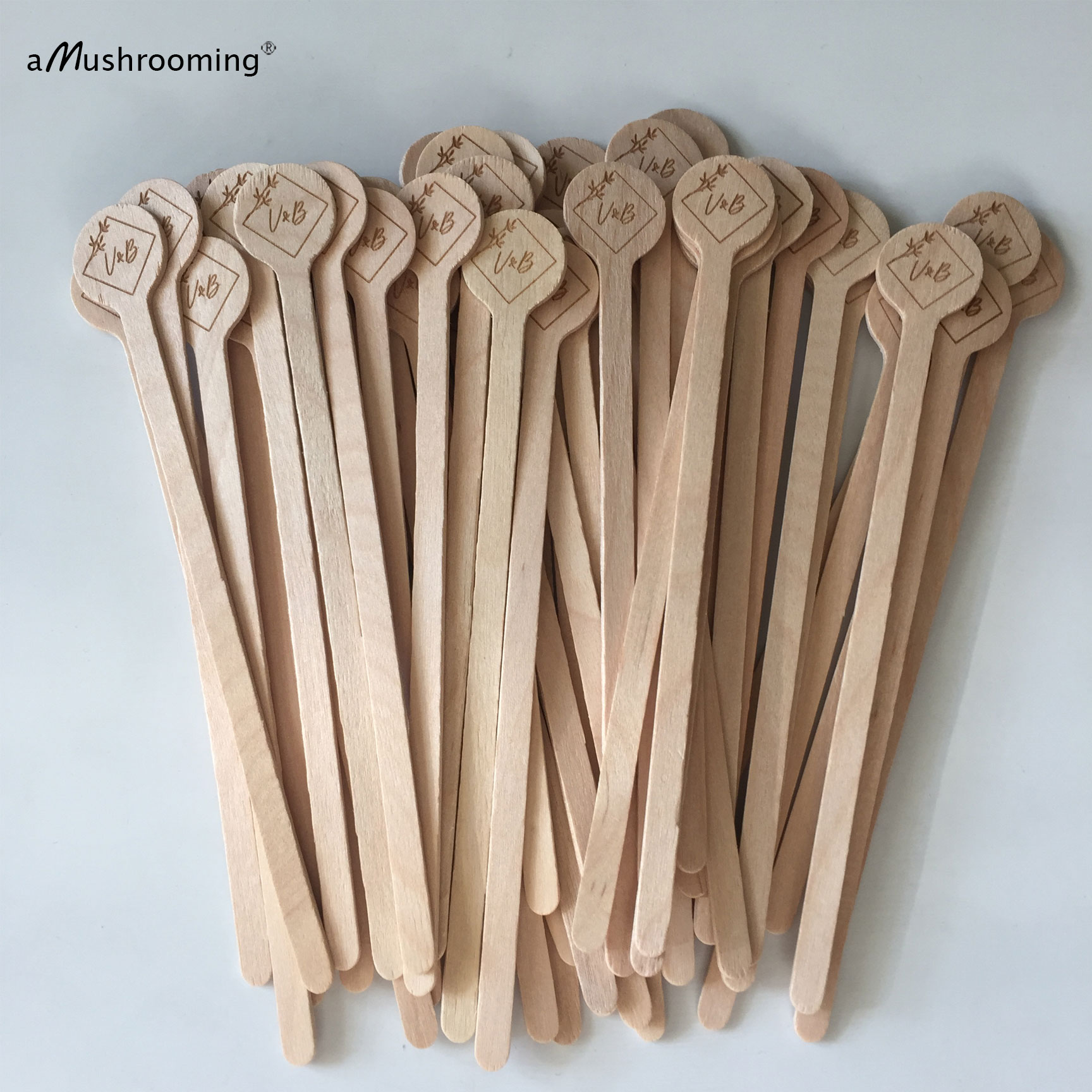 Wooden Coffee Stir Sticks With Round End for and C... – Vicedeal