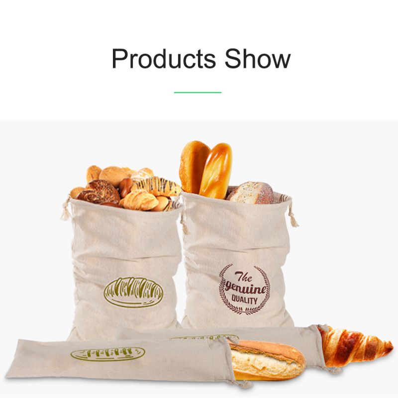 Kitchen Organization Organic Linen Bread Bag Reusa... – Grandado