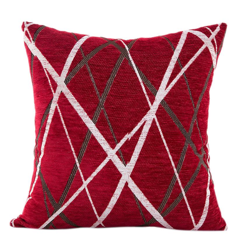 Muqgew Geweven Pluche Gestreepte Kussen Sofa Taill... – Vicedeal