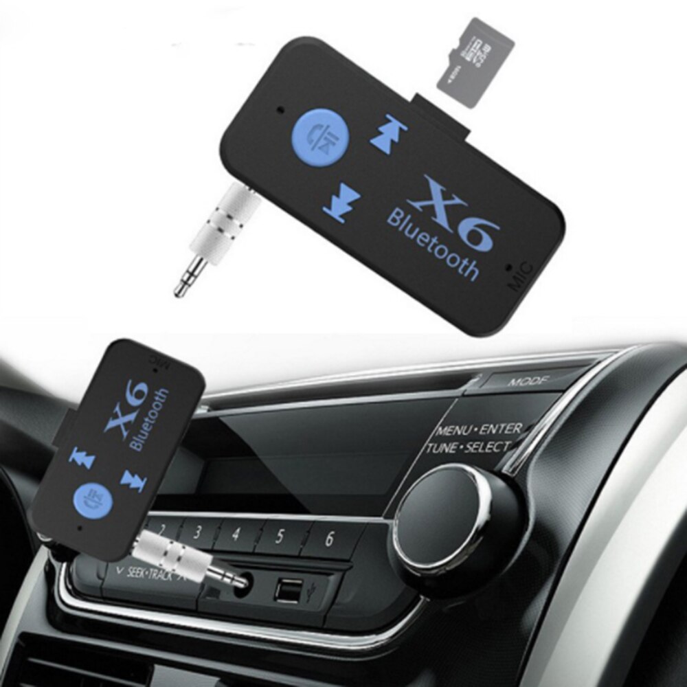 X6 Bluetooth-compatible Receiver V4.1 TF Card Supp... – Grandado