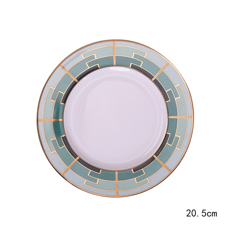 Dining Porcelain Luxury Full Plates Sets Gold Birt... – Grandado