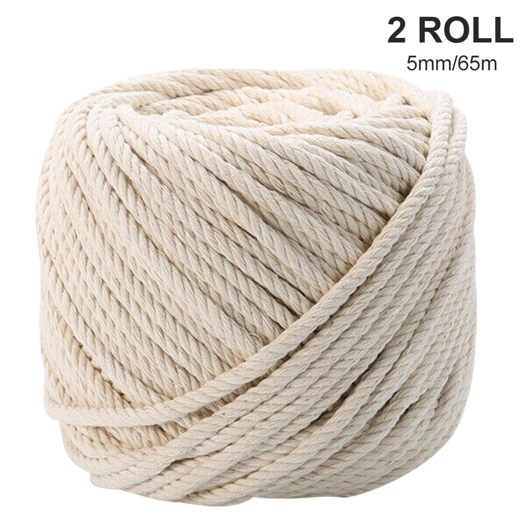Natural Cotton Rope Handicraft DIY Cotton Cord Wea... – Grandado