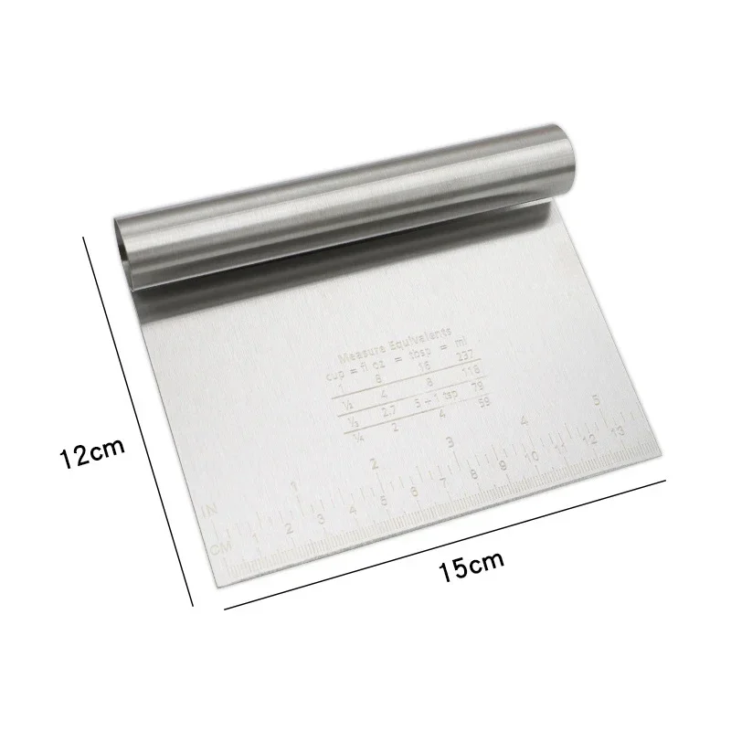 Stainless Steel Dough Pastry Scraper Pizza Cutter ... – Grandado