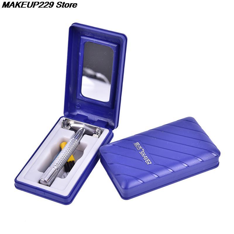 Manual Razor+ 1 Blade +1 Travel Case Beard Hair Ca... – Grandado