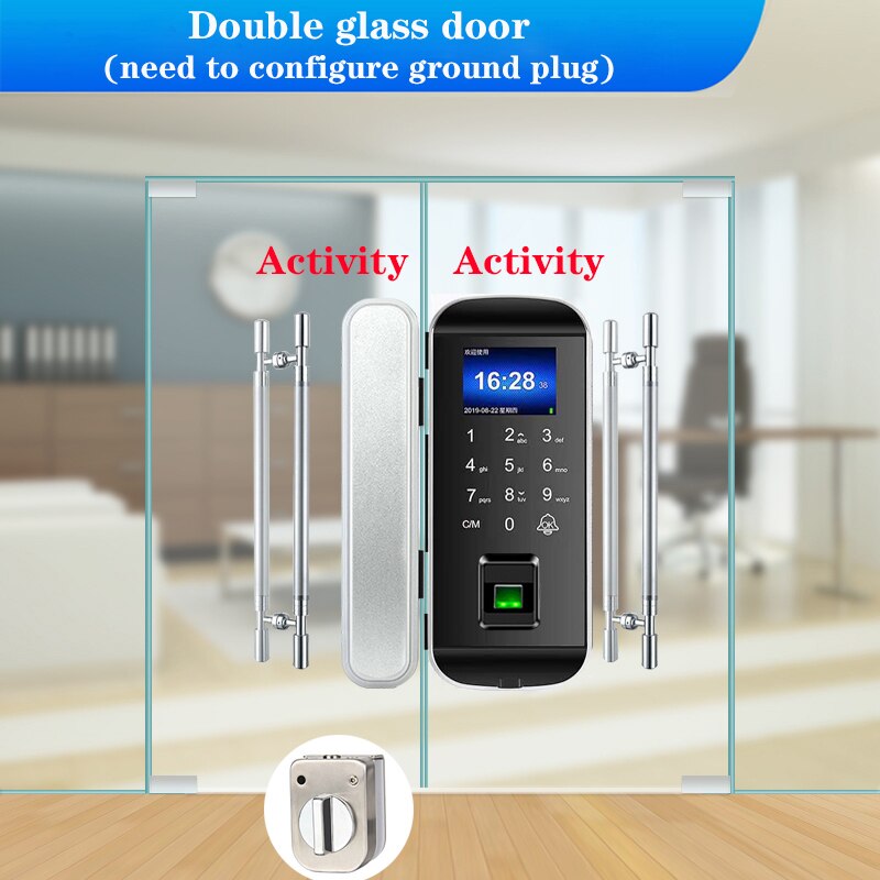 Fingerprint Framel Glass Digital Electronic RFID C... – Grandado