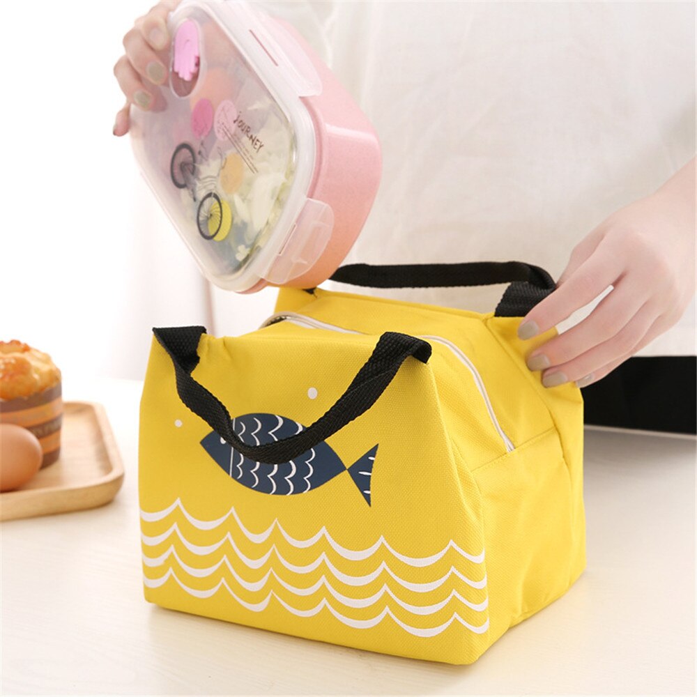 1Pcs Draagbare Cartoon Vis Type Lunch Dozen Opvouw... – Grandado