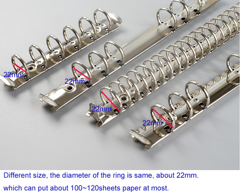 A4 A5 A6 A7 Metal Loose Leaf Binder Clip, Spiral D... – Vicedeal