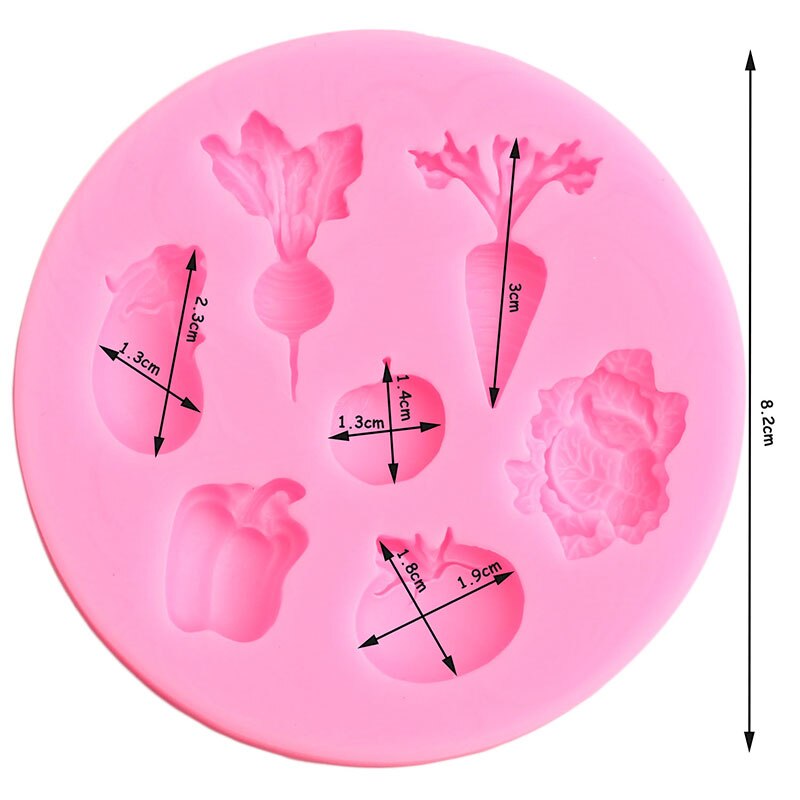 Vegetable Fruit Silicone Mold Radish Tomato Eggpla... – Grandado