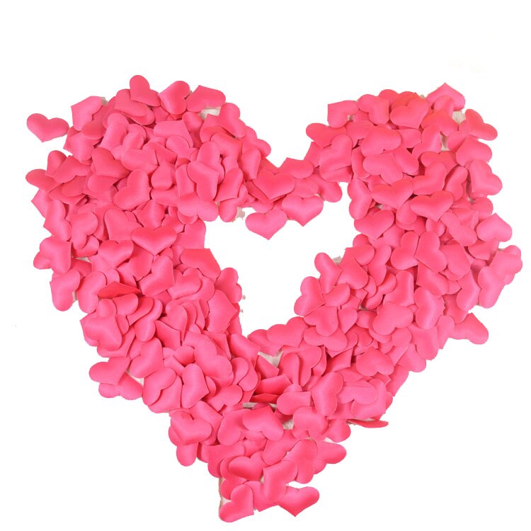 200 Satin sponge Heart Confetti for Valentine's Da... – Grandado