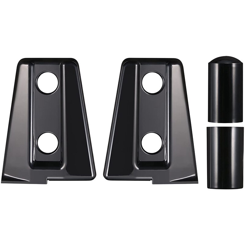 Black Hood Hinge Cover for 2007 Jeep JK Wrangler &... – Grandado