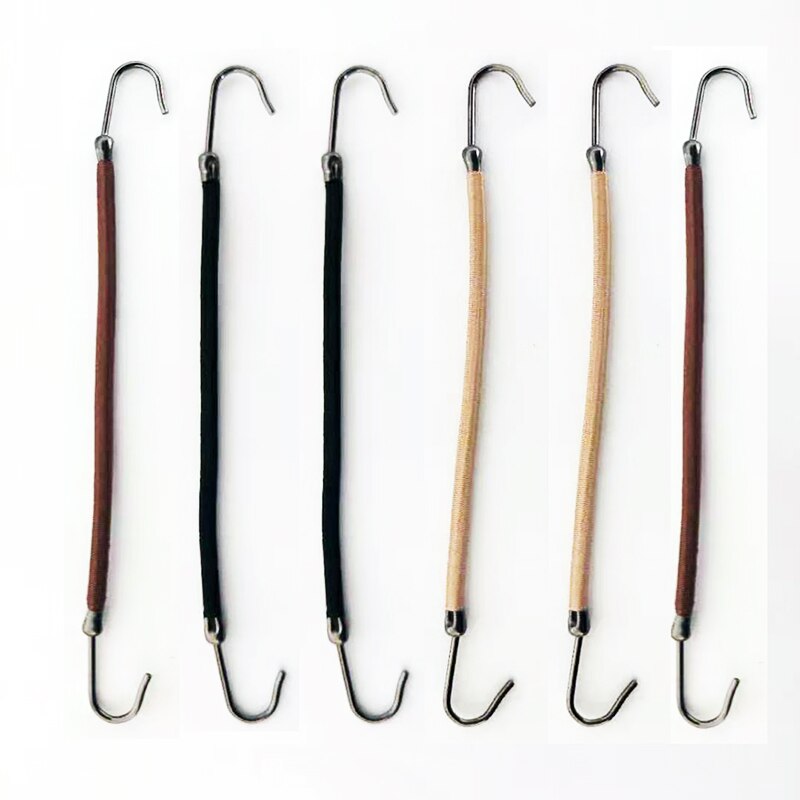 4pcs/lot Elastic Hair bands gum hook ponytail hold... – Grandado