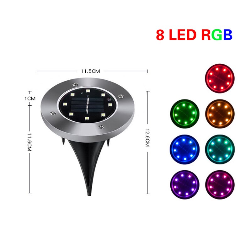 12/1Pack Solar LED Garden Lights Outdoor Under Gro... – Vicedeal