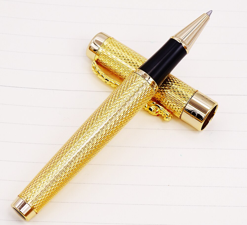 Jinhao 1200 Vintage Luxurious Golden Metal Fountai... – Grandado