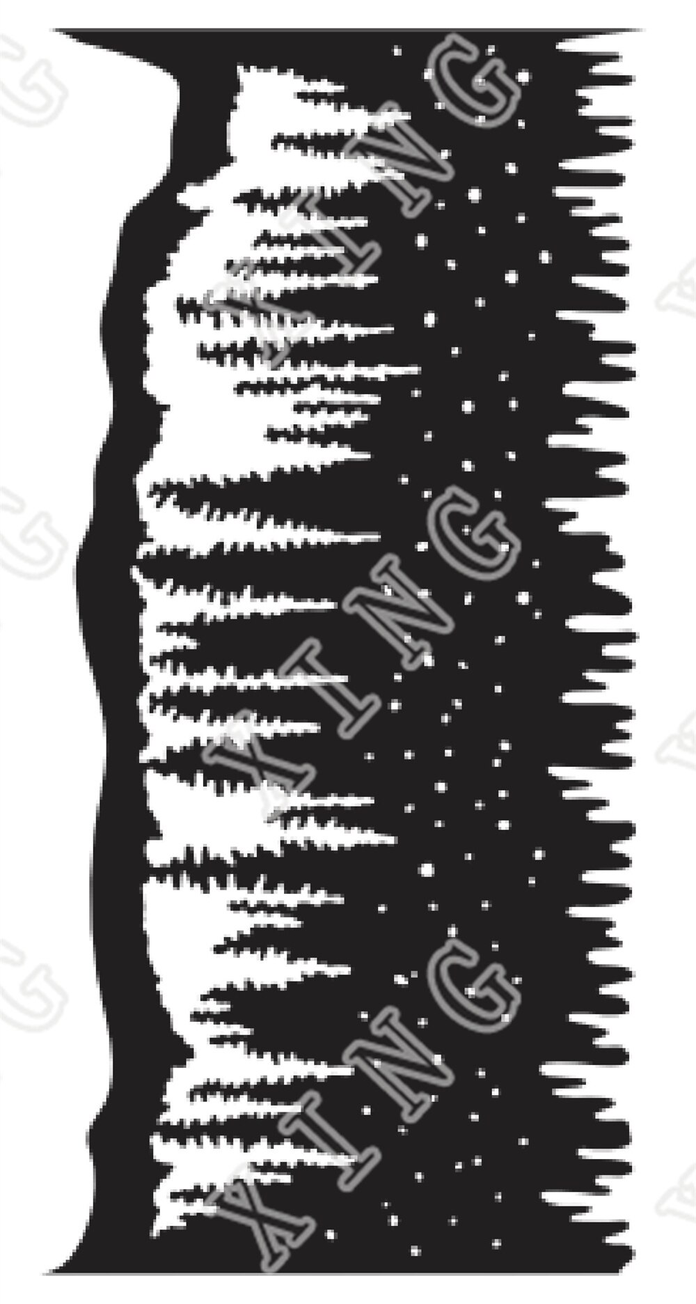 2022 Leaf Tree Decorate Diy Layering Stencils Back... – Grandado