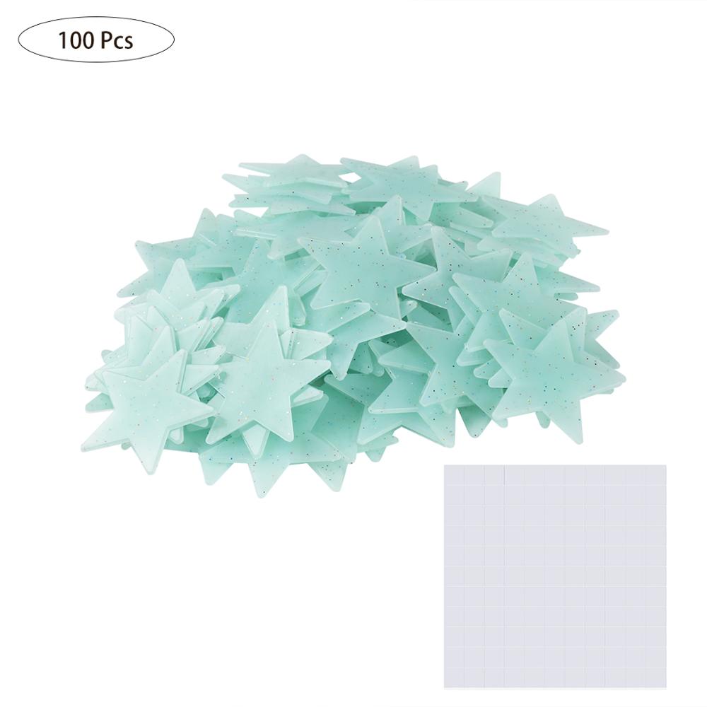 100PCS 3CM Colorful Luminous Star Wall Sticker Gre... – Vicedeal