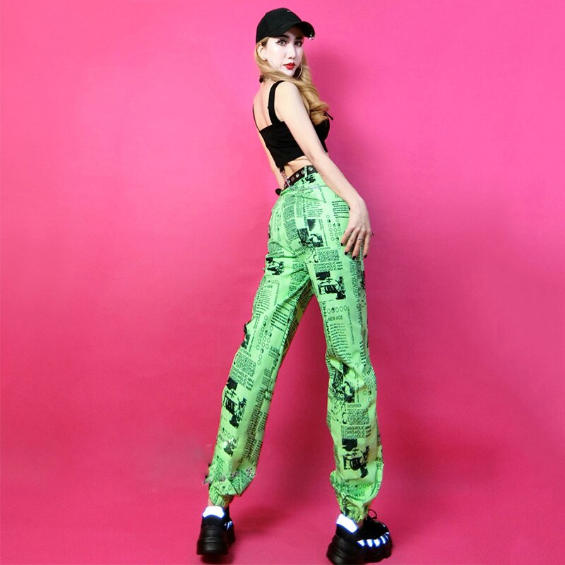 Street Dance Costumes Women Hip Hop Clothing Chain... – Vicedeal