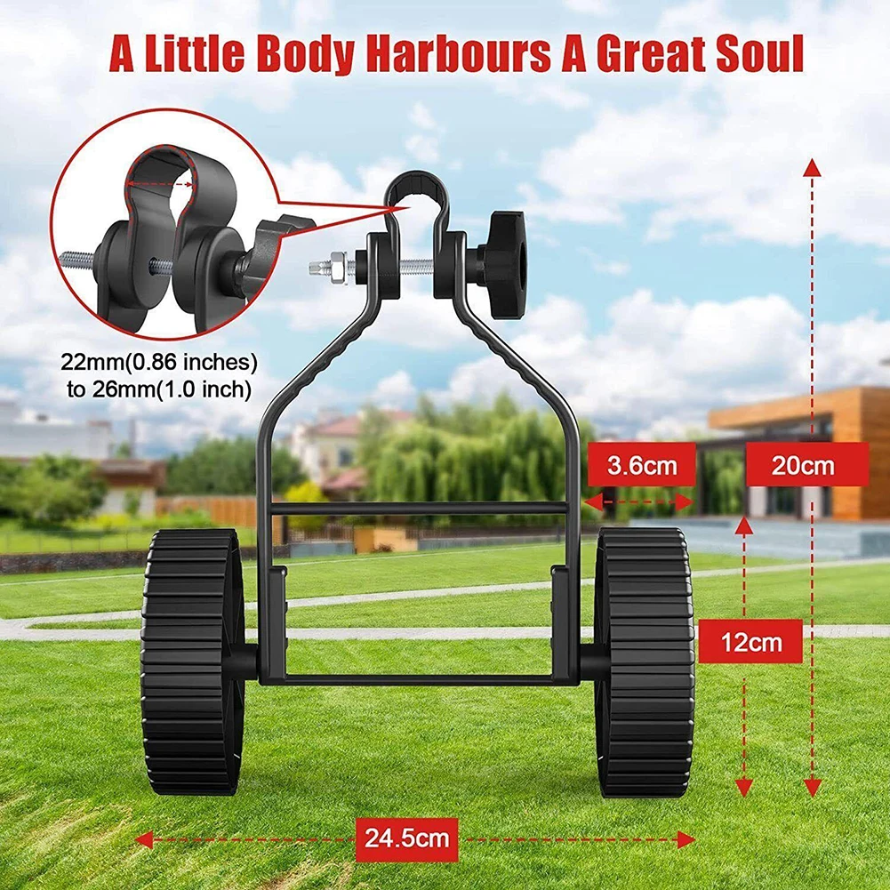 Grass String Trimmer Adjustable Support Wheel Univ... – Vicedeal