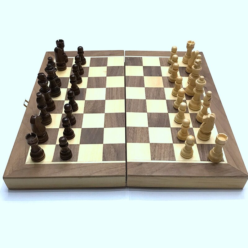 Chess Wooden Board Solid Wood Board Folding Board ... – Vicedeal