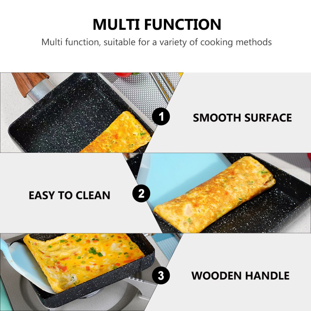 1pc Tamagoyaki Pan Square Skillet Non Stick Omelet... – Grandado
