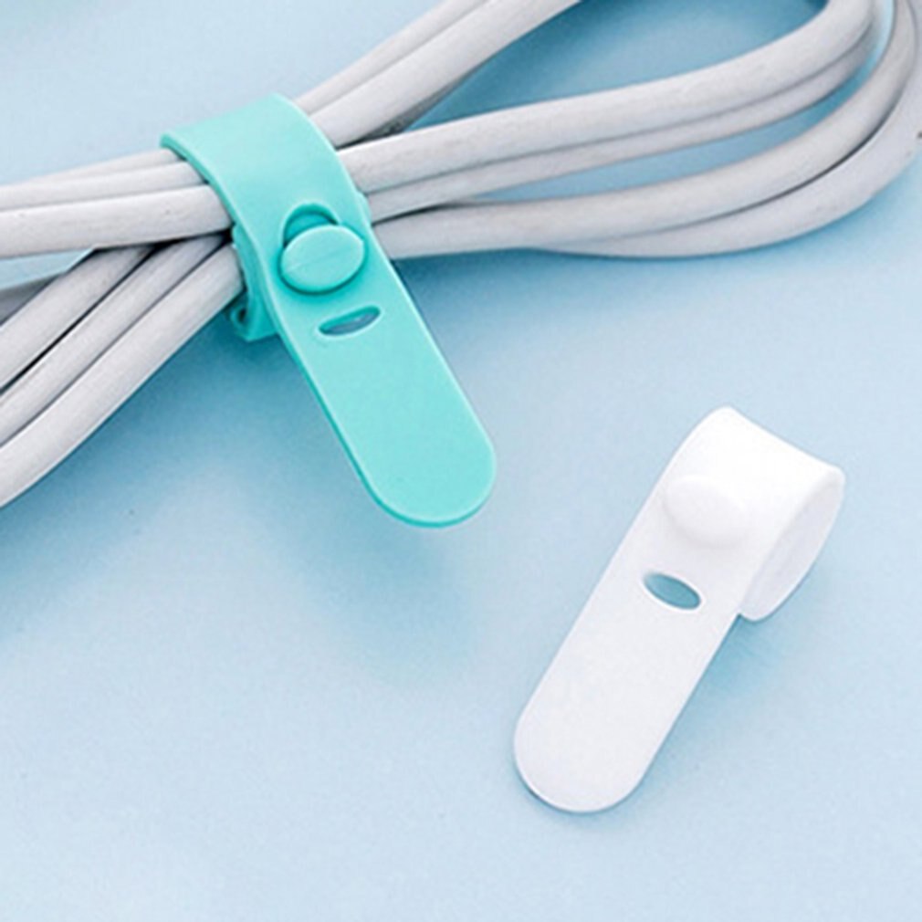 8pcs Solid Color Cable Winder Organizer Desk Set W... – Vicedeal