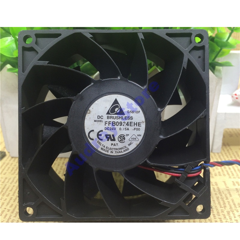 Delta 9038 24V 0.75A 9 Cm Hoge Wind Dubbele Kogell... – Grandado