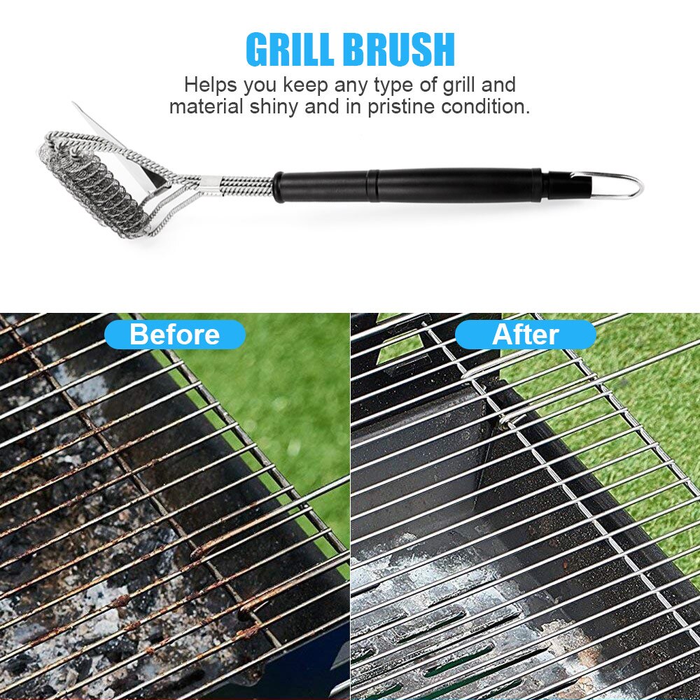 Grill Brush Bristle Free - Safe Grill Cleaning wit... – Vicedeal