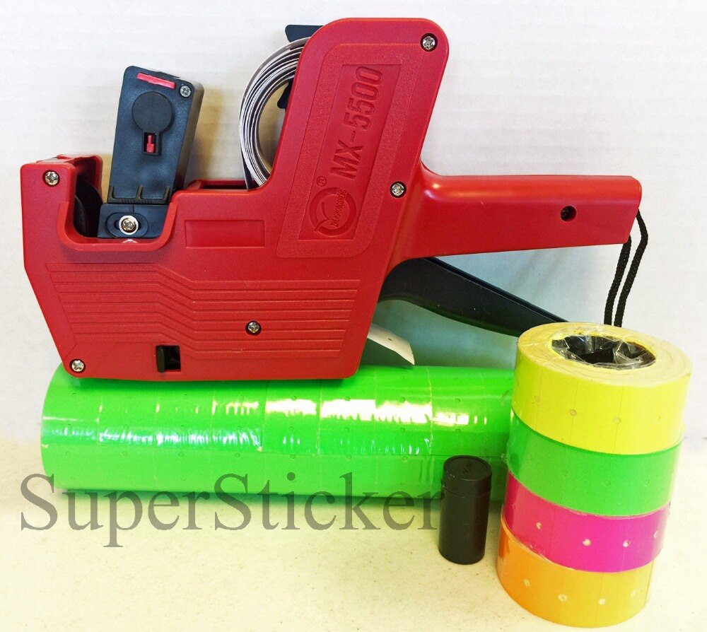 [ Fly Eagle ] MX-5500 8 Digits Price Tag Gun Label... – Grandado