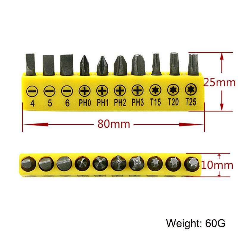 Schroevendraaier Batch Hoofd Hoek Socket Houder Ad... – Grandado