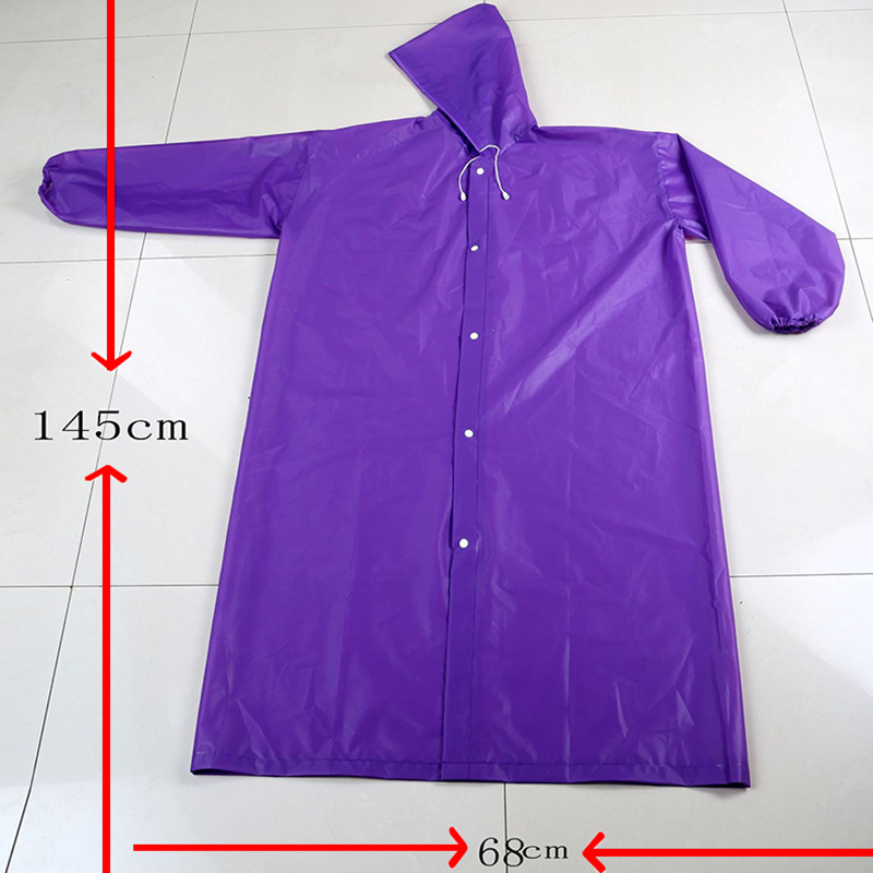 1Pc 145*68Cm Eva Unisex Regenjas Verdikte Waterdic... – Grandado