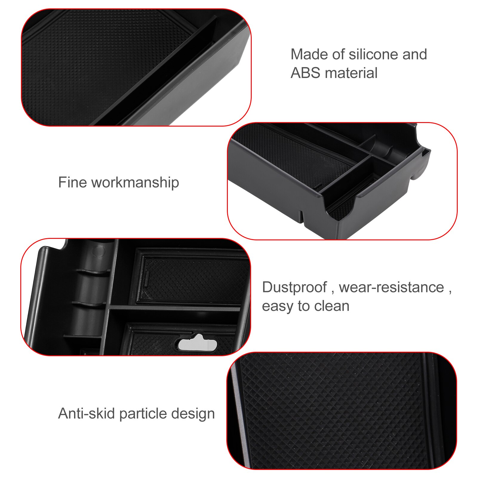 Auto Car Center Console Organizer Storage Box Cent... – Grandado