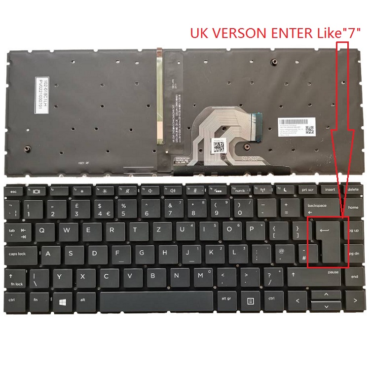 UK US Spanish For HP Probook 440 G6 445 G6 440 G7 ... – Vicedeal