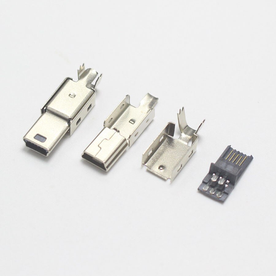 10pcs Mini Type B USB 5Pin Welding Type Male Plug ... – Grandado