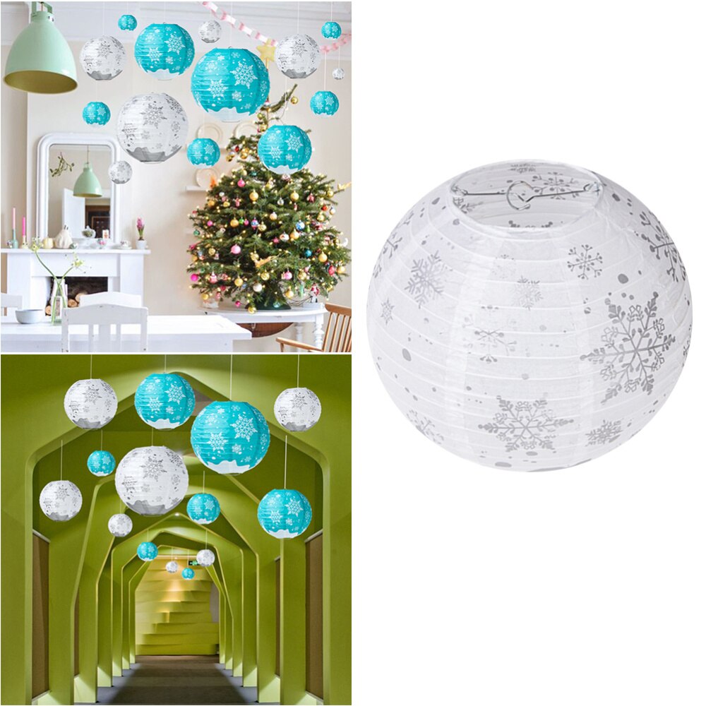 1Pc Christmas Snowflake Folding Lantern Paper Lant... – Vicedeal