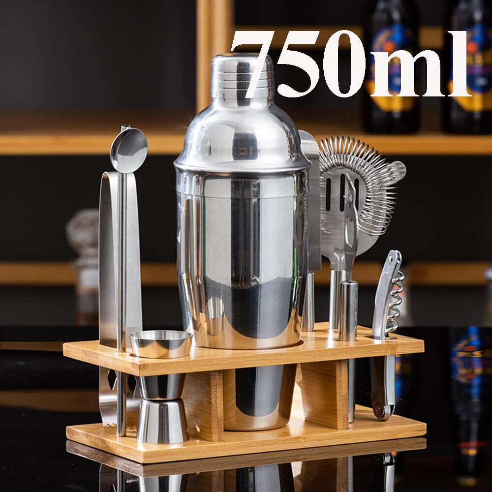 Stainless Steel Bar Cocktail Shaker Set Bartender ... – Vicedeal