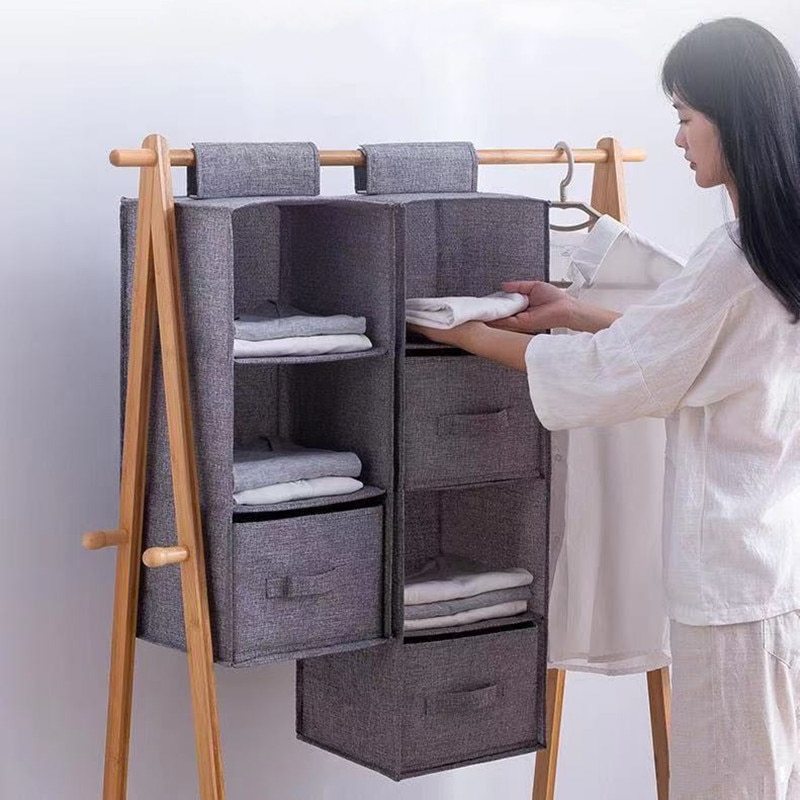 Wardrobe Hanging Storage Bag Interlayer Drawer Typ... – Grandado