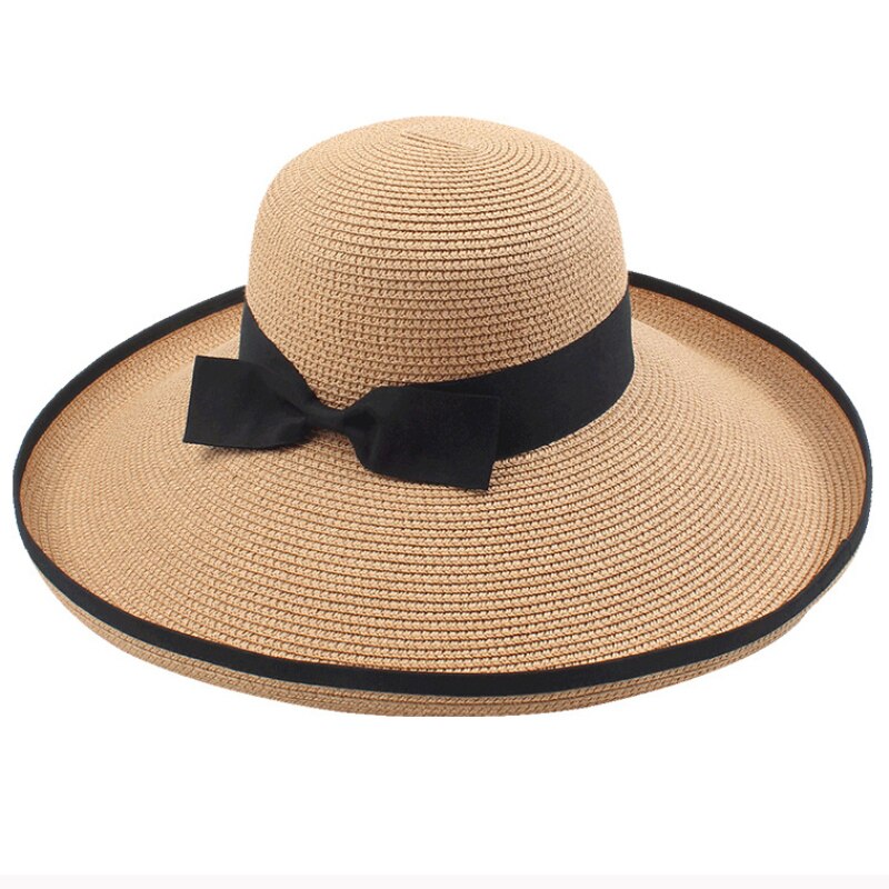 HT3085 Strand Hoed Grote Grote Brede Rand Hoed Dam... – Grandado