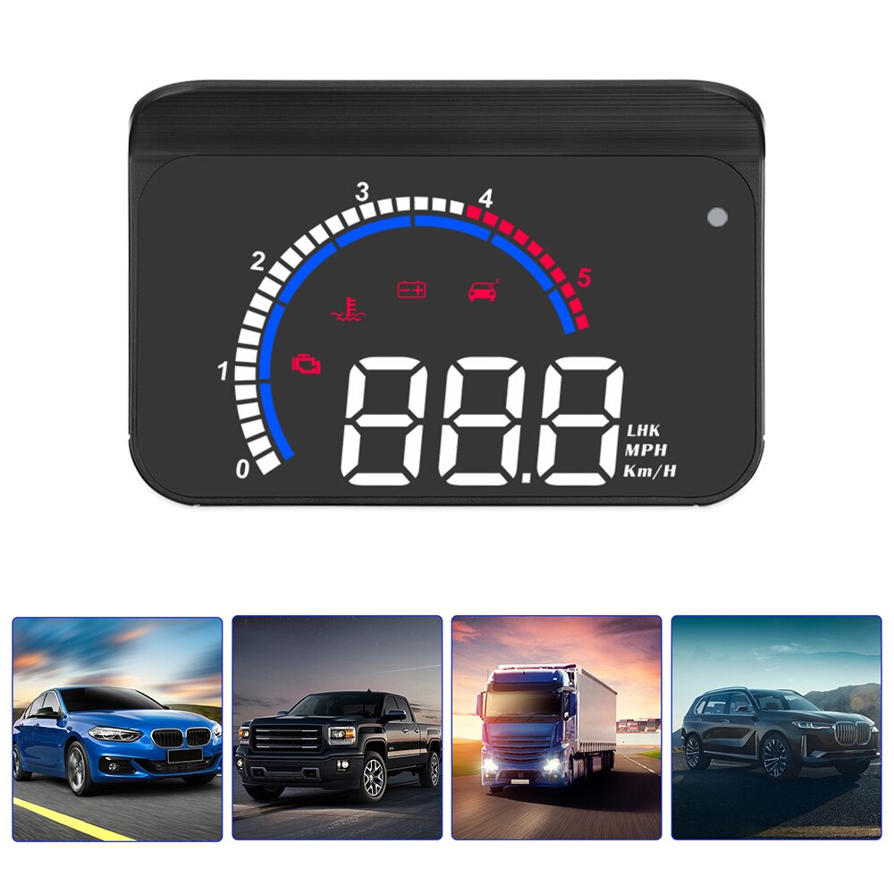 Digital Car Speedometer Windshield Projector HUD O... – Grandado