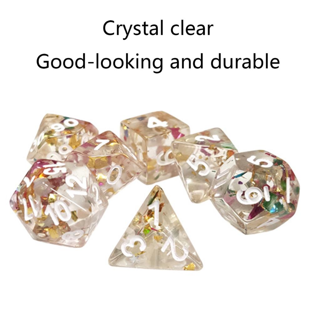 Brand and 7pcs/set D20 Polyhedral Dice 20 Sided Di... – Grandado