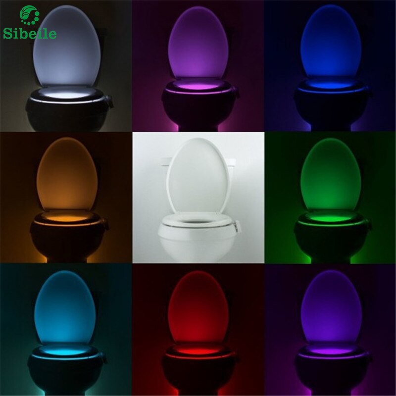 Sble 8 Kleuren Led Wc Light Motion Sensor Geactive... – Vicedeal