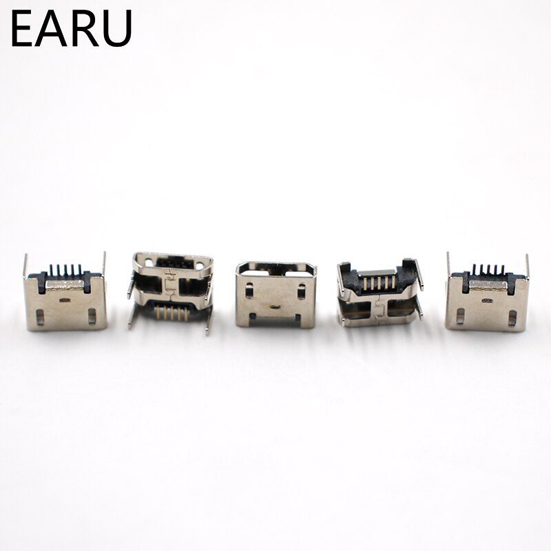 10 stks Micro USB connector 5pin seat Jack Micro V... – Vicedeal